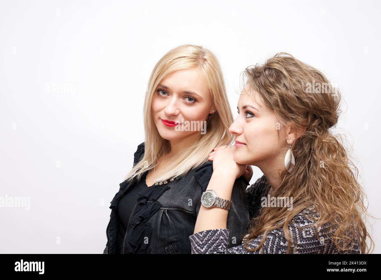 A true friendship Stock Photo - Alamy