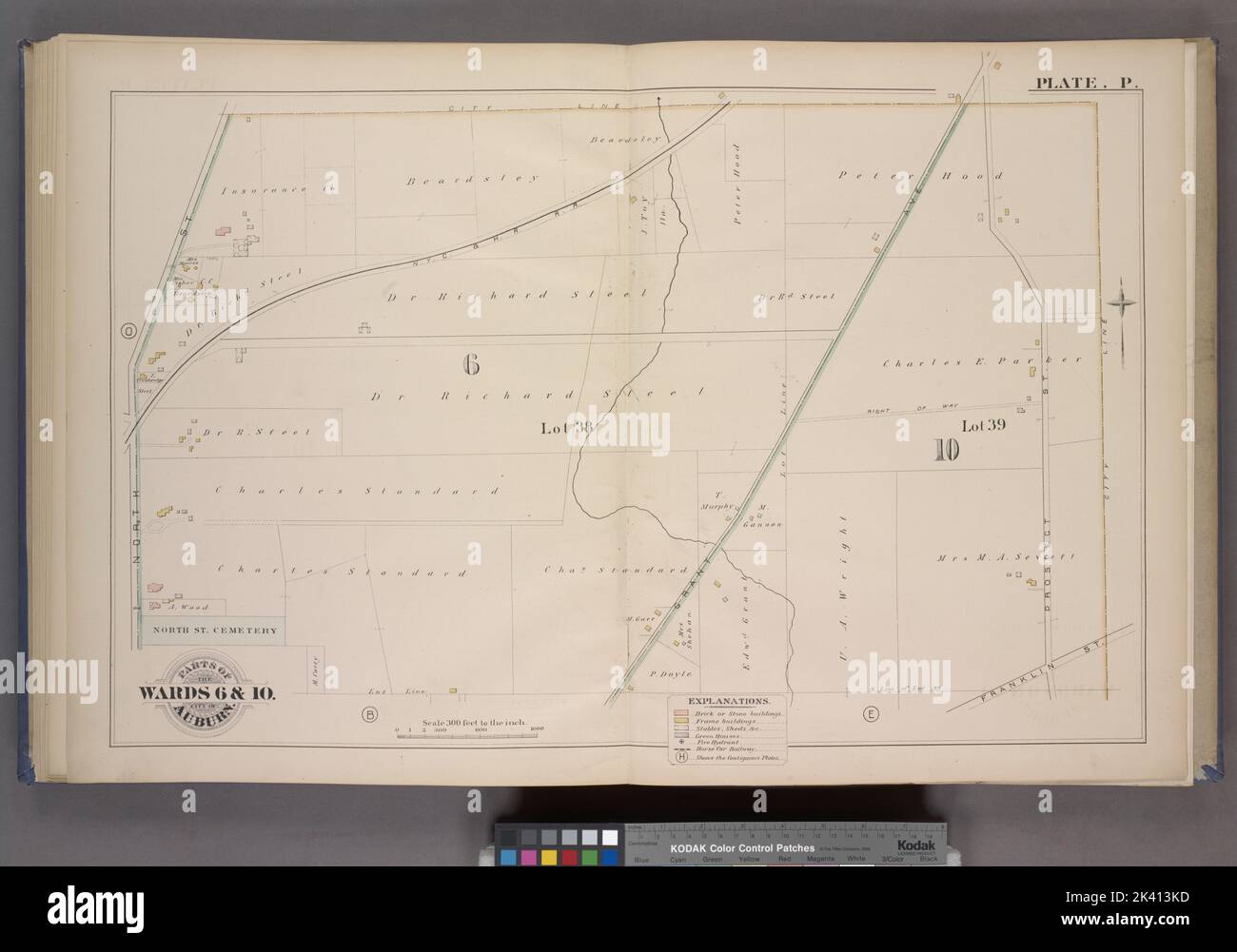 Parts of the City Auburn. Wards 6& 10. Cartographic. Atlases, Maps ...