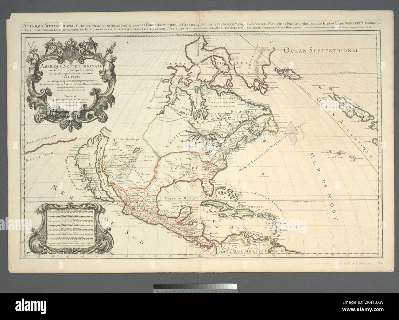 Map 1600 north america hi-res stock photography and images - Alamy