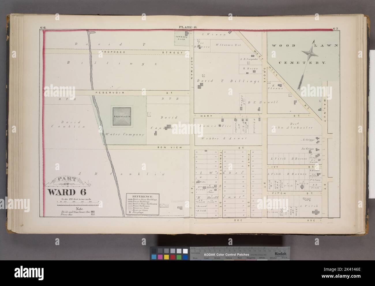 Part of Ward 6 Cartographic. Atlases, Maps. 1876. Lionel Pincus and ...