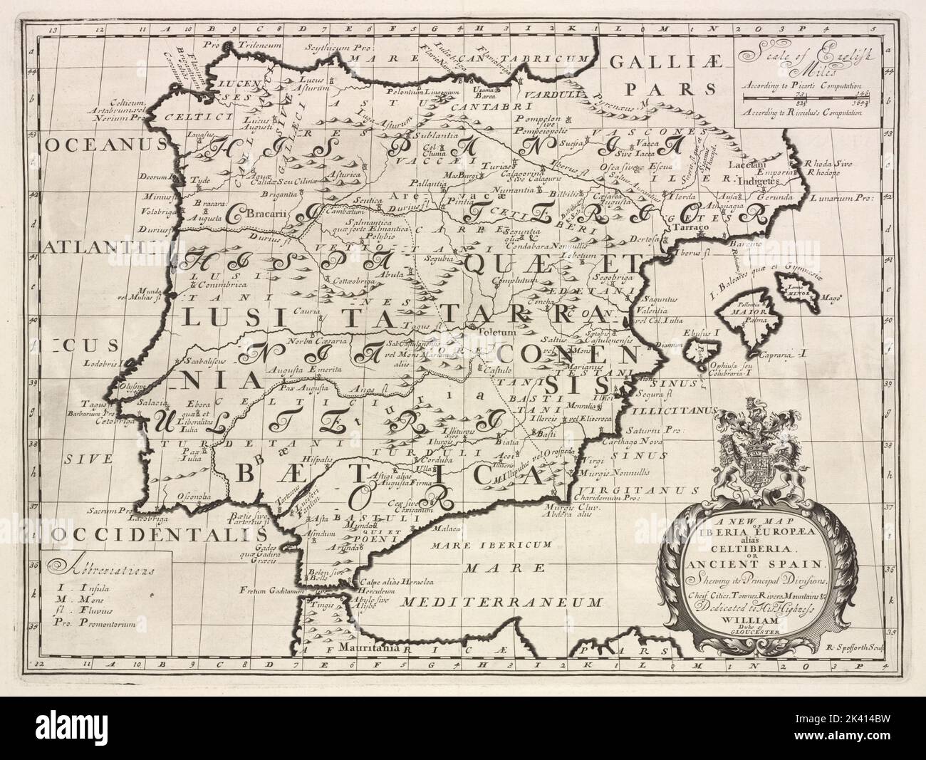 Map of iberia hi-res stock photography and images - Alamy