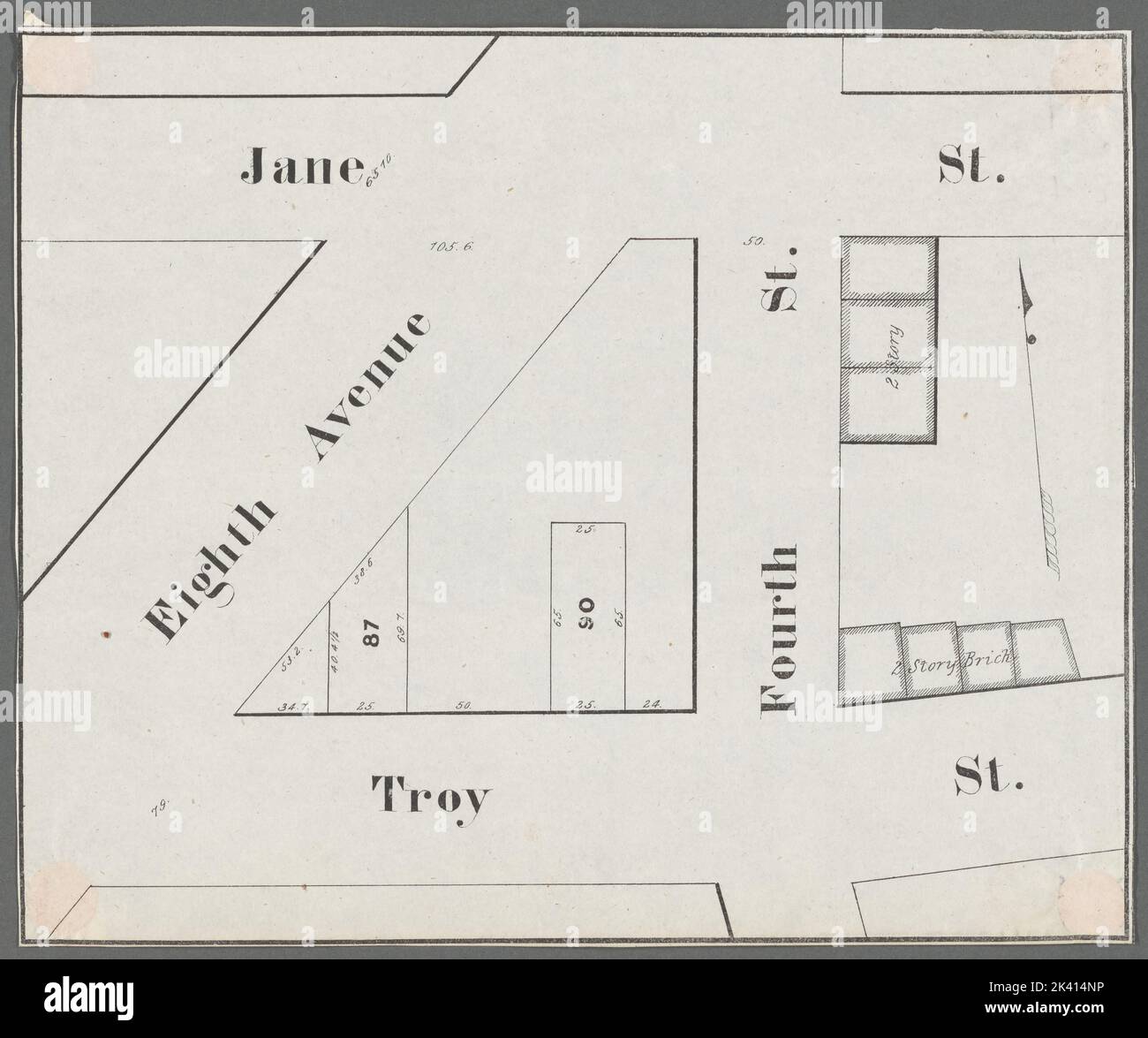 Map of new york 1832 hi-res stock photography and images - Alamy