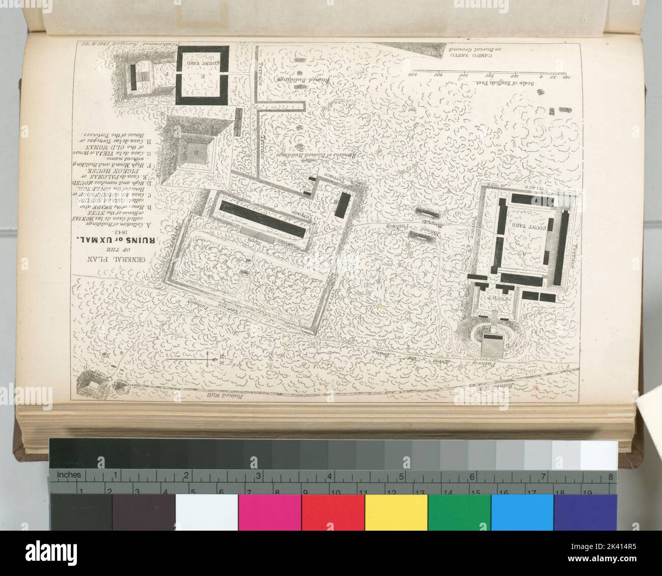 Plan of Uxmal Stephens, John Lloyd, 1805-1852. Cartographic ...