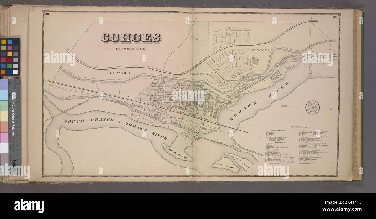 Cohoes Village; Cohoes Business Directory Cartographic. Atlases, Maps ...
