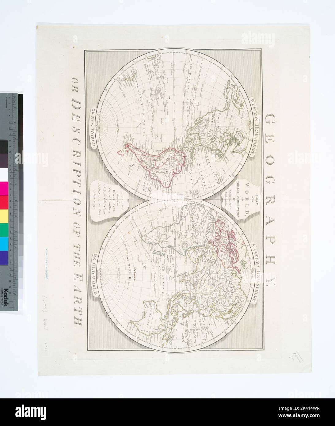 A map of the world, with the latest discoveries Cartographic. Maps ...