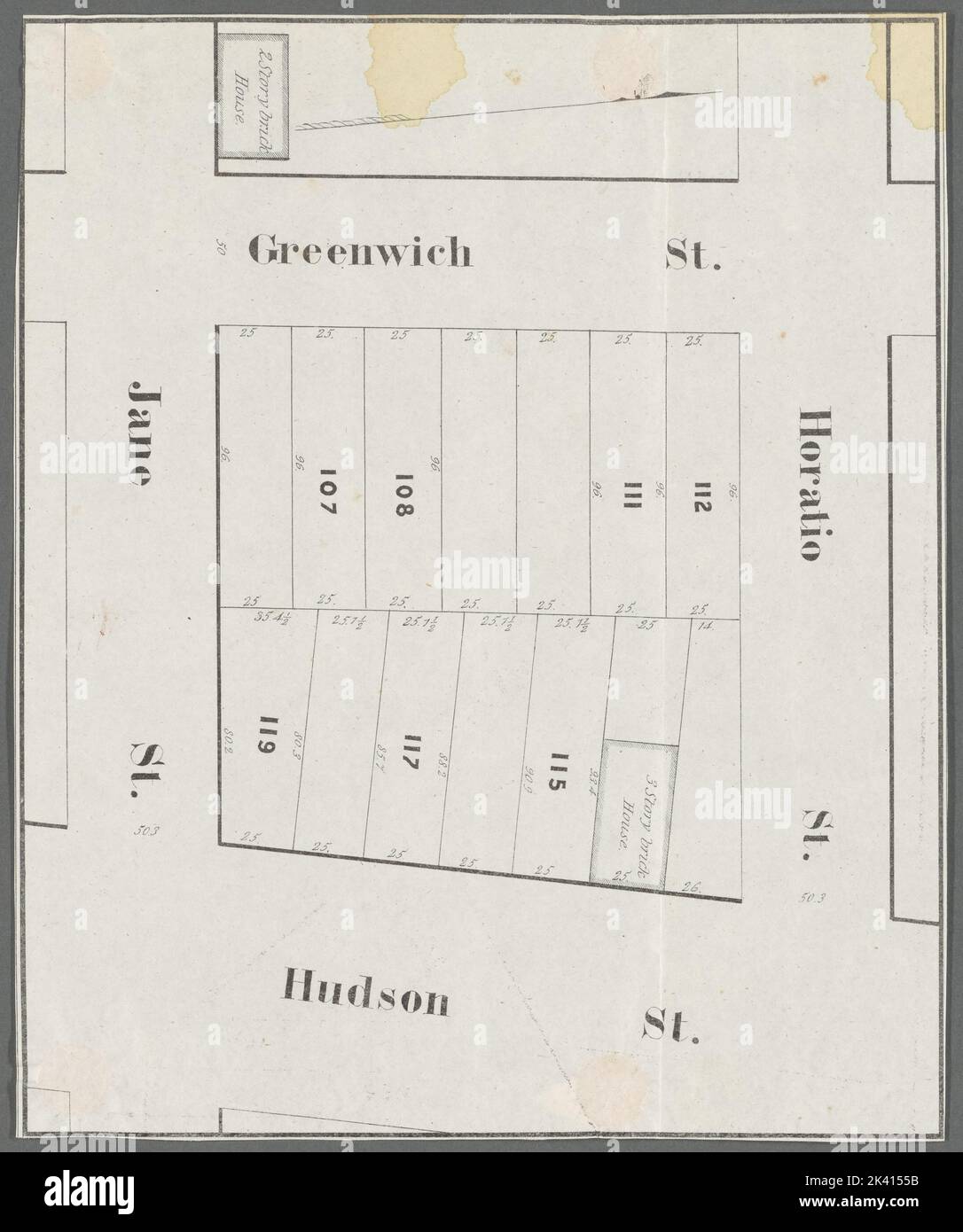 Map of new york 1832 hi-res stock photography and images - Alamy