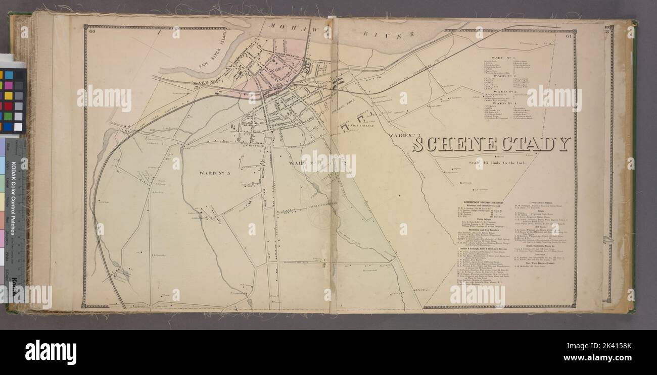 Schenectady Township; Ward no.1, 2, 3, & 4; Schenectady Business ...