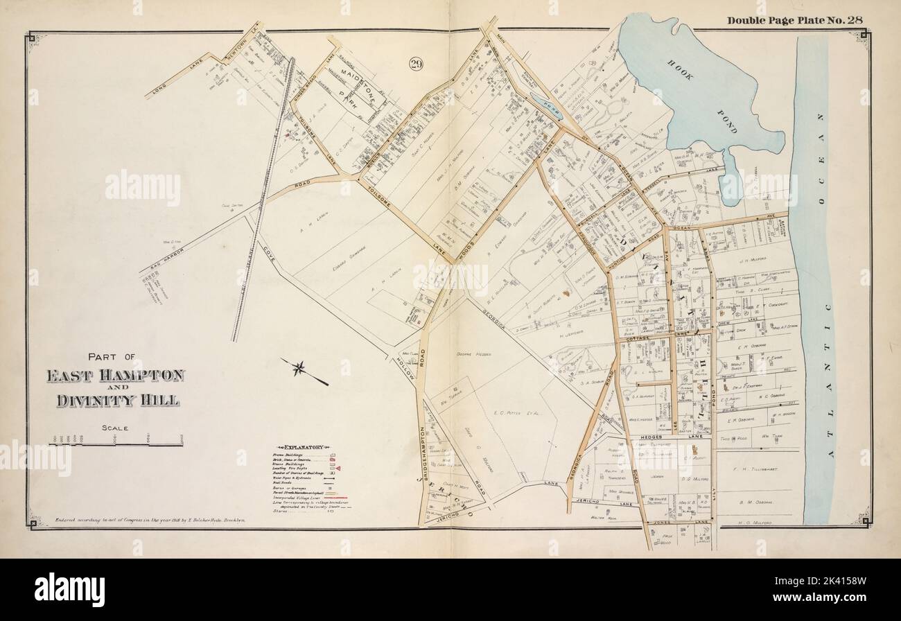 Map of east hampton hi-res stock photography and images - Alamy