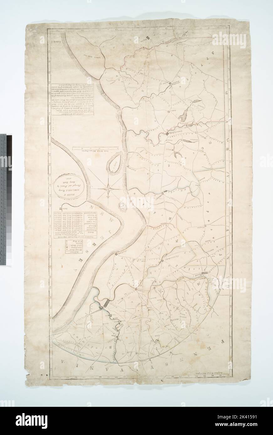 Map of new castle hi-res stock photography and images - Alamy