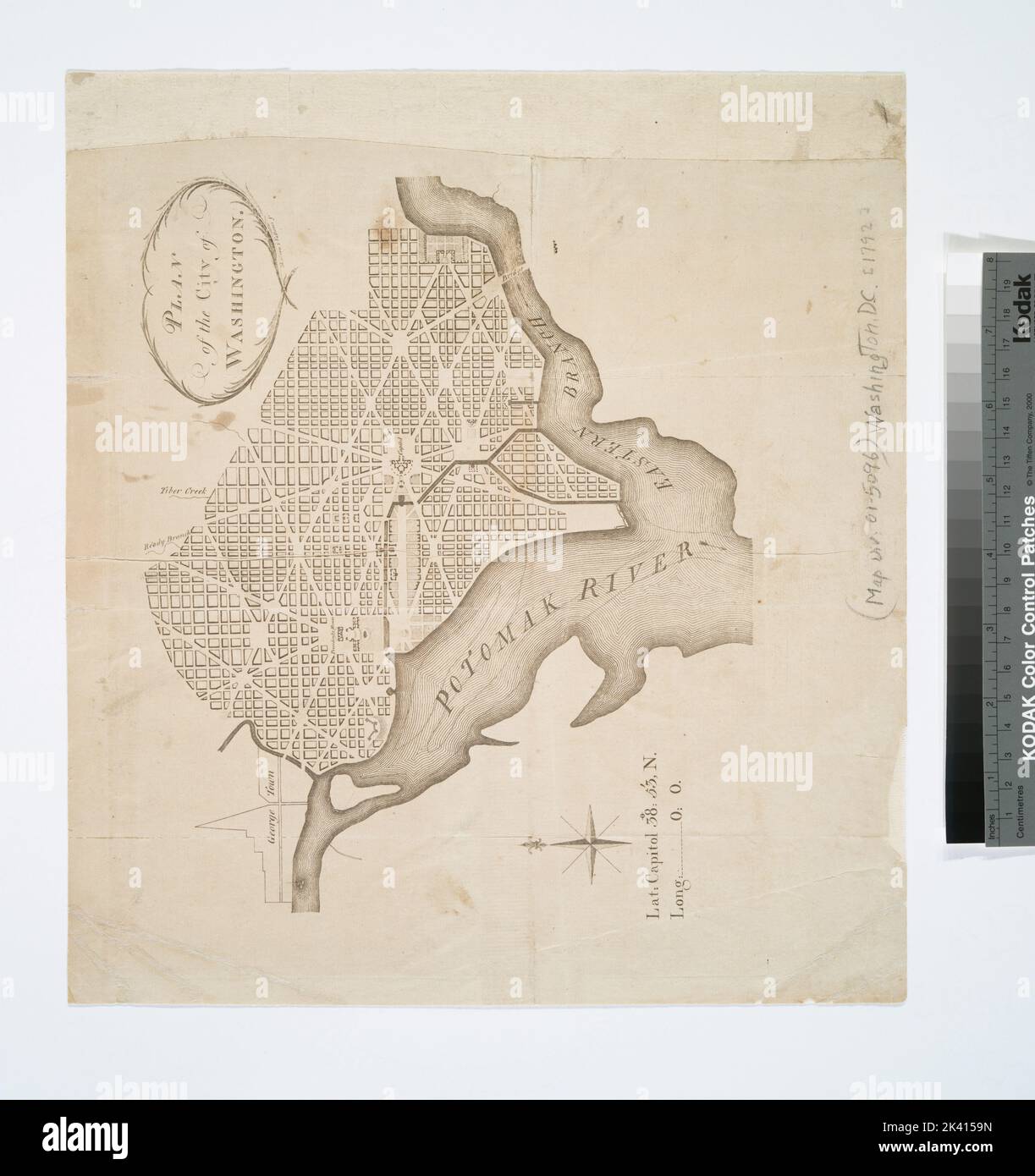 Plan of the city of Washington Cartographic. Maps. 1792. Lionel Pincus ...
