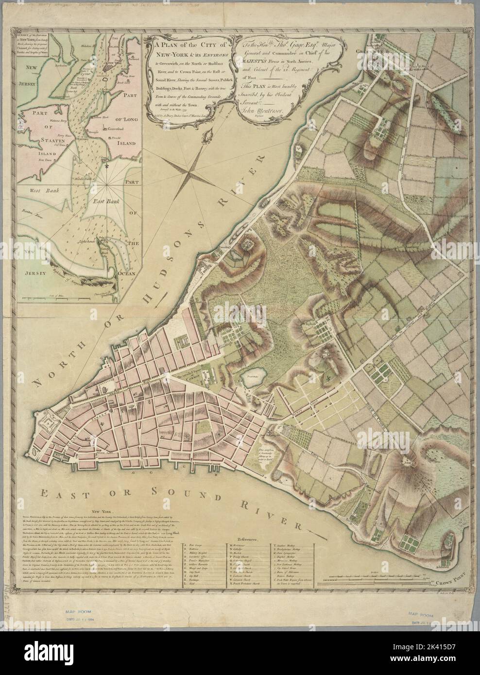 Map of crown point new york hi-res stock photography and images - Alamy