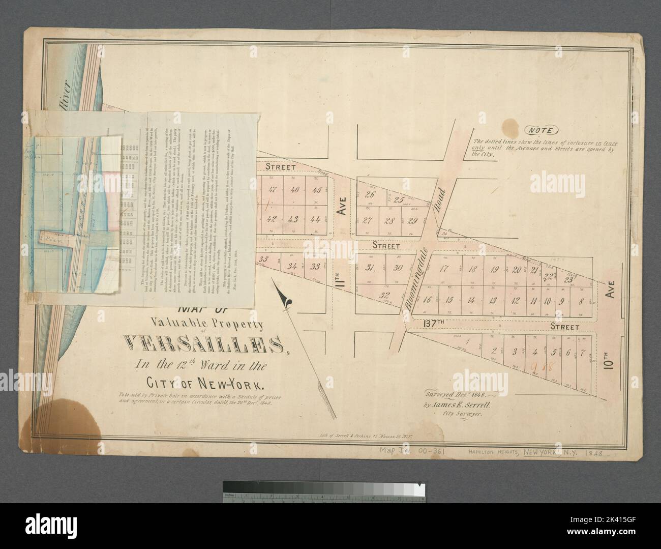 Map of valuable property at Versailles in the 12th ward in the city of ...