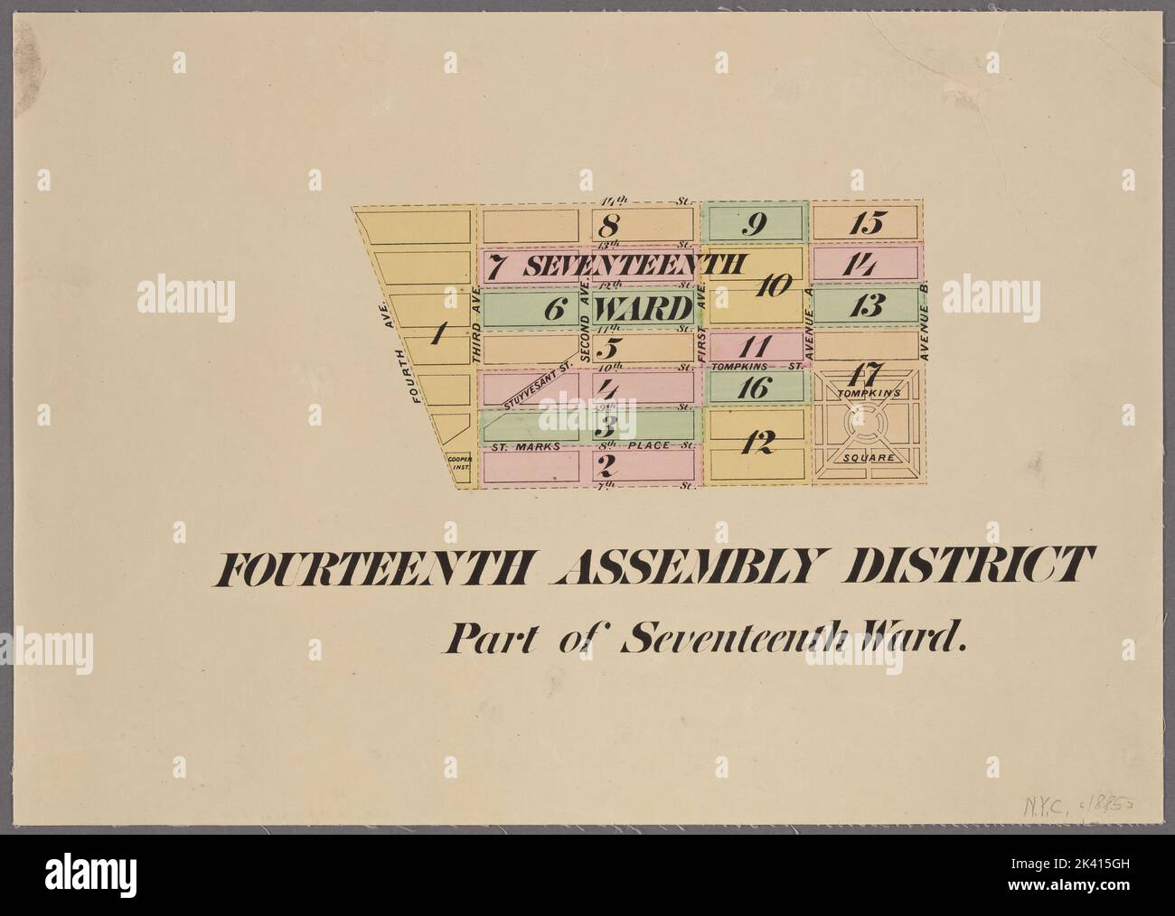 Maps of the 14, 15, 16, 17, 20, 21 assembly districts and 23 & 24 Wards ...