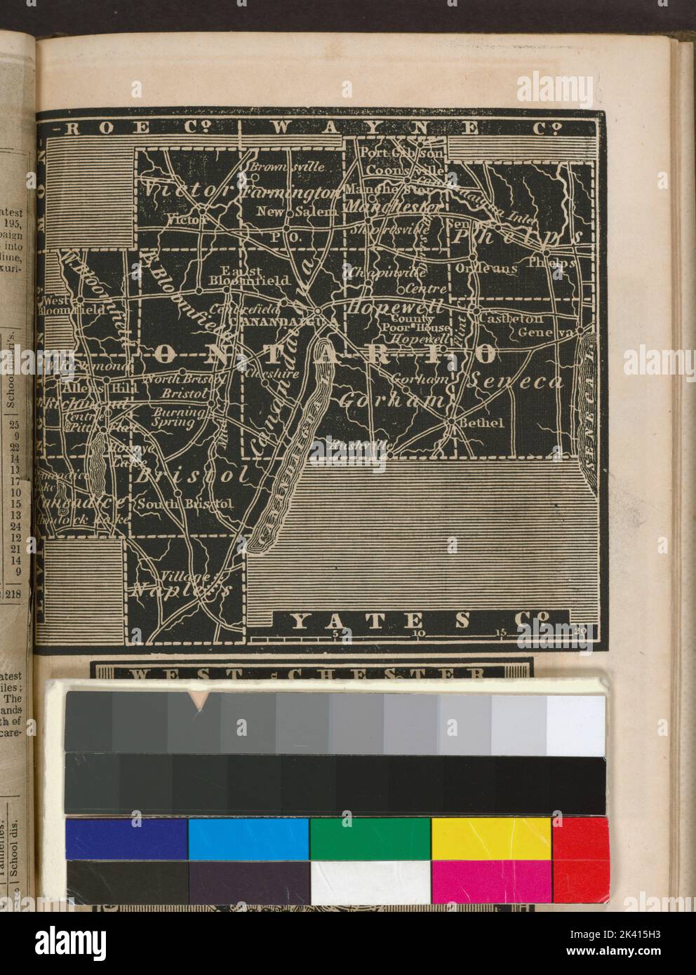 Ontario County. Cartographic. Atlases, Maps. 1838. Lionel Pincus and ...