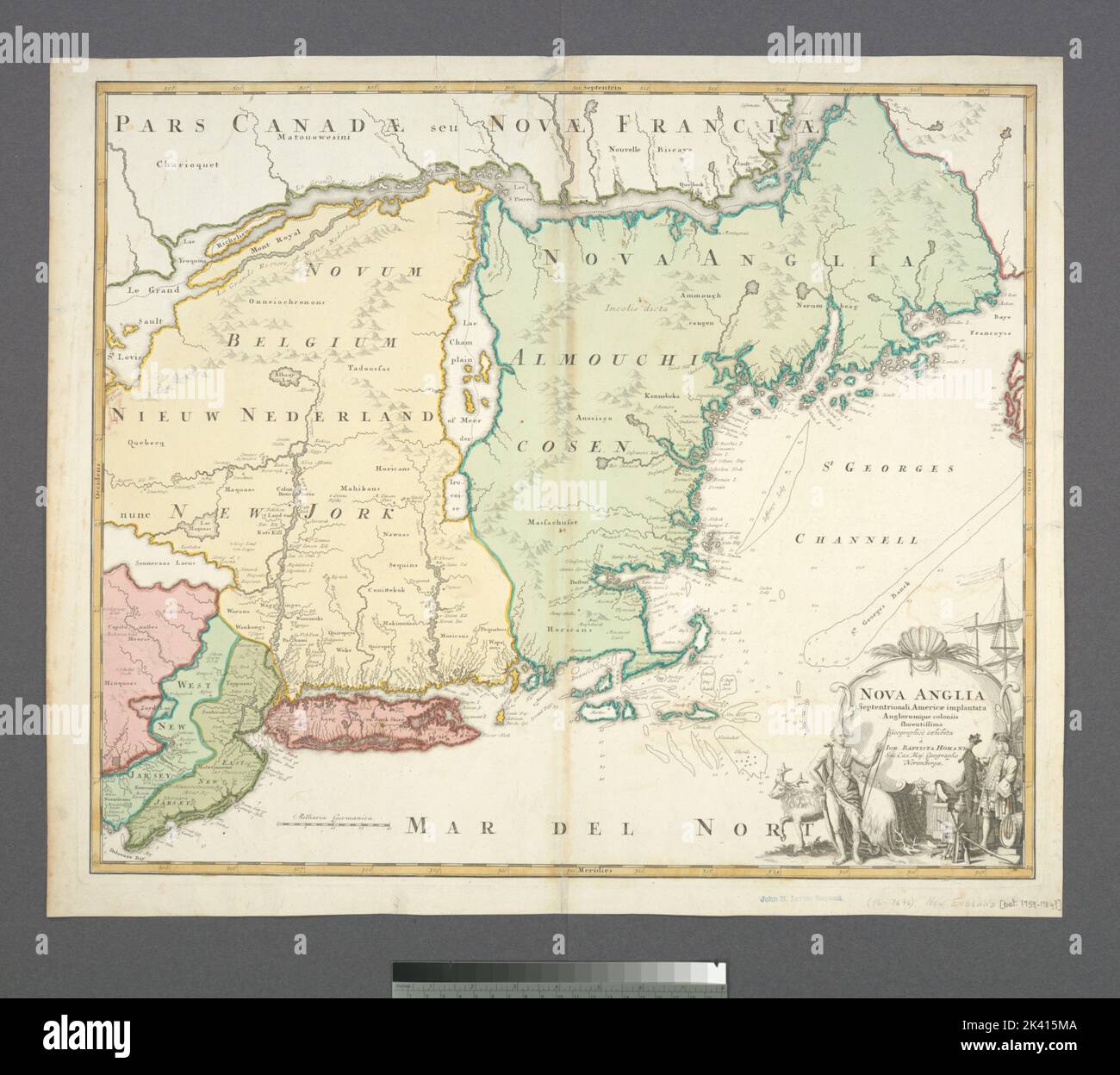 Nova Anglia Septentrionali Americae implantata Anglorumque coloniis ...