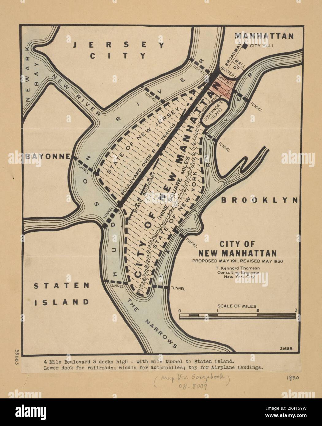 City of New Manhattan : proposed May 1911, revised May 1930 ...