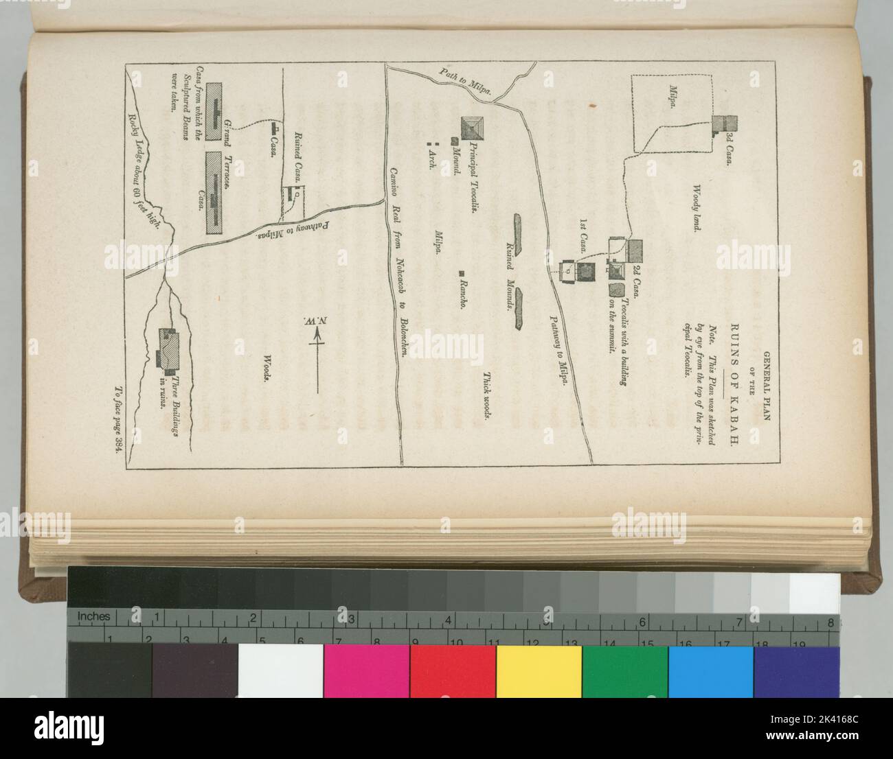 General plan of the ruins of Kabah Stephens, John Lloyd, 1805-1852 ...