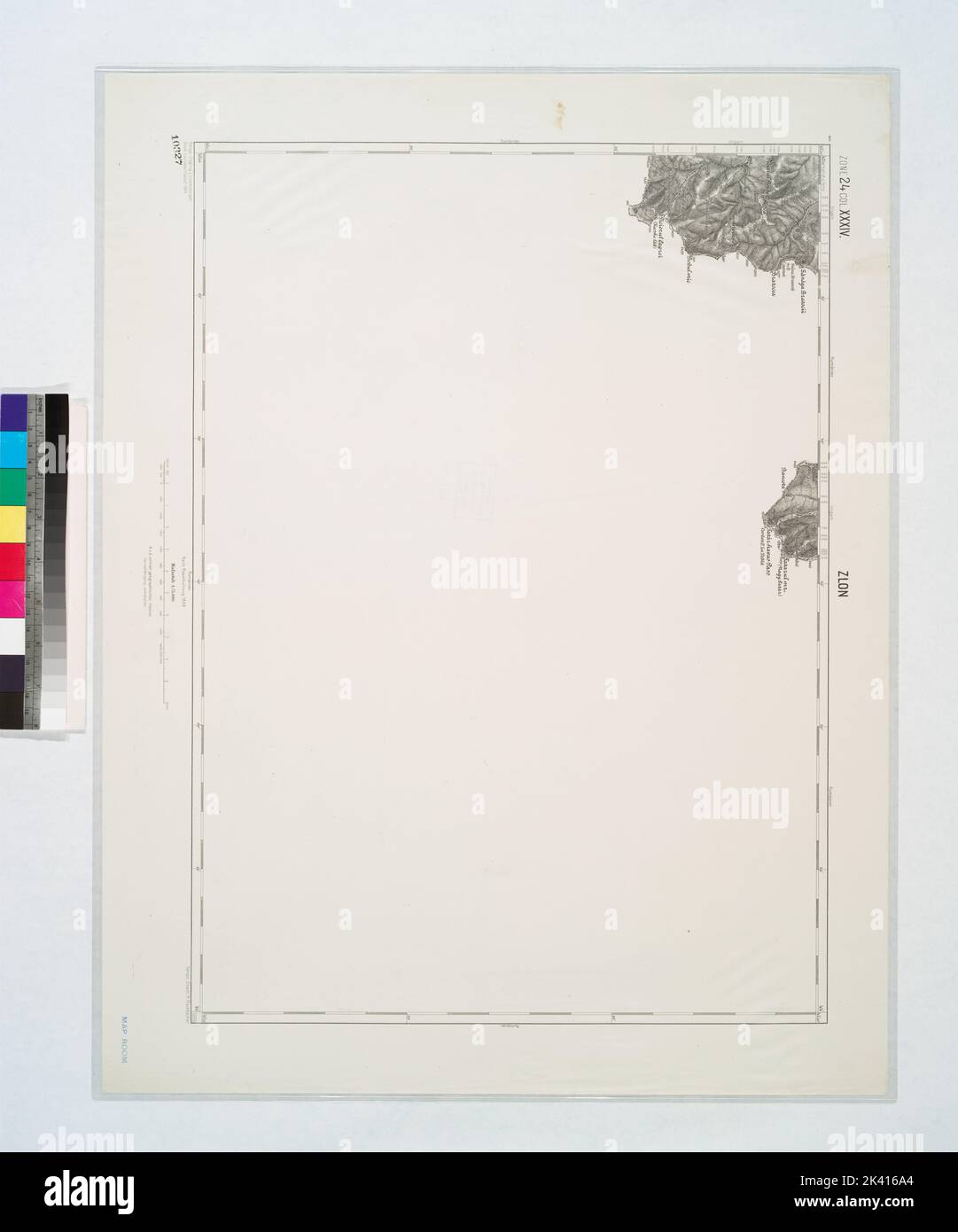 Zlon. Cartographic. Maps, Topographic maps. 1896. Lionel Pincus and ...