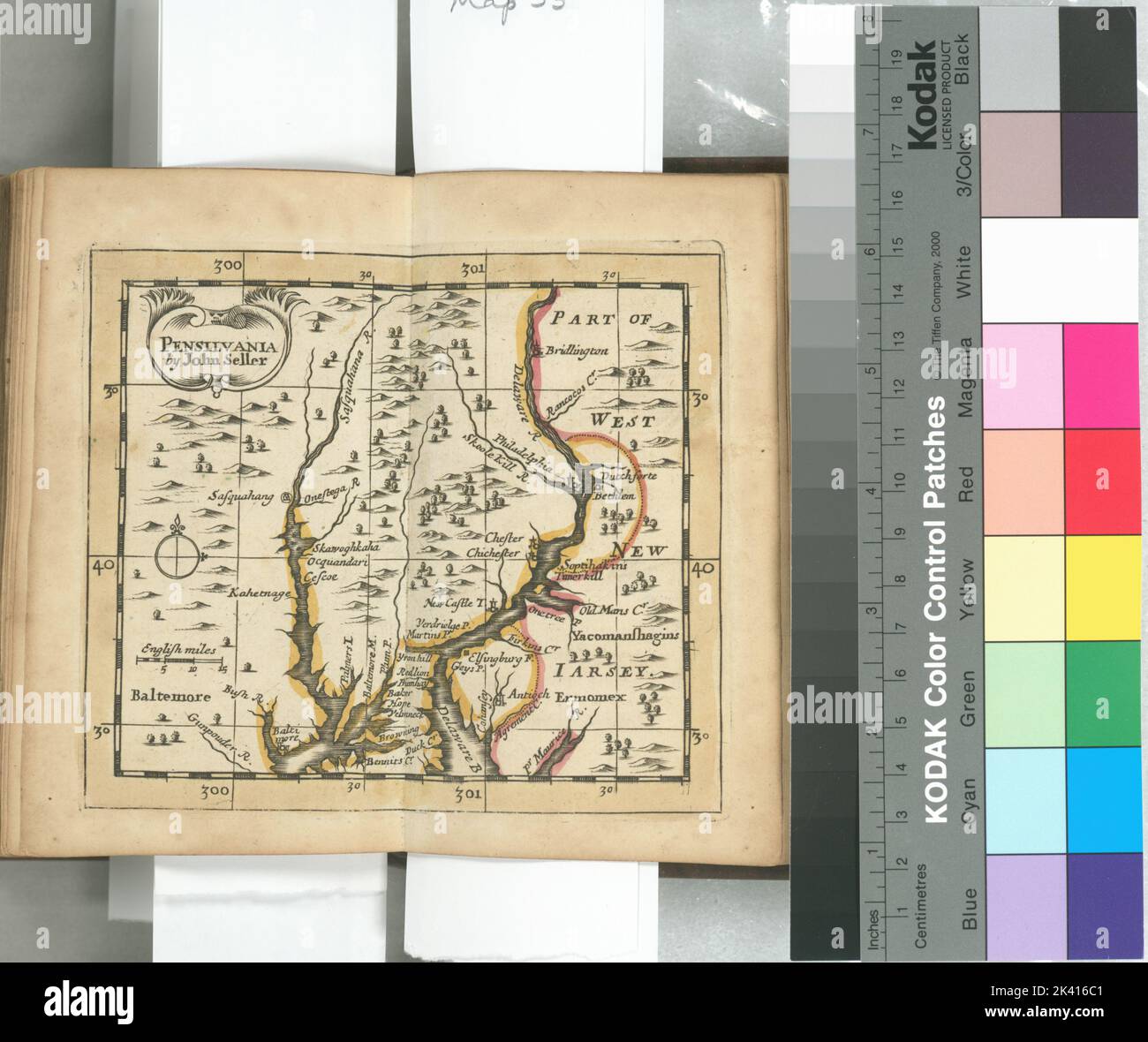 Pensilvania Cartographic. Maps. 1703. Lionel Pincus and Princess Firyal ...