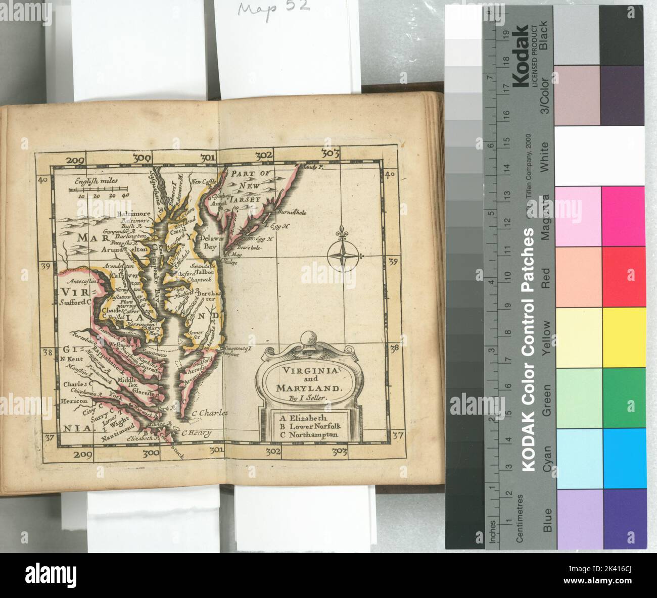 Virginia and Maryland Cartographic. Maps. 1703. Lionel Pincus and ...