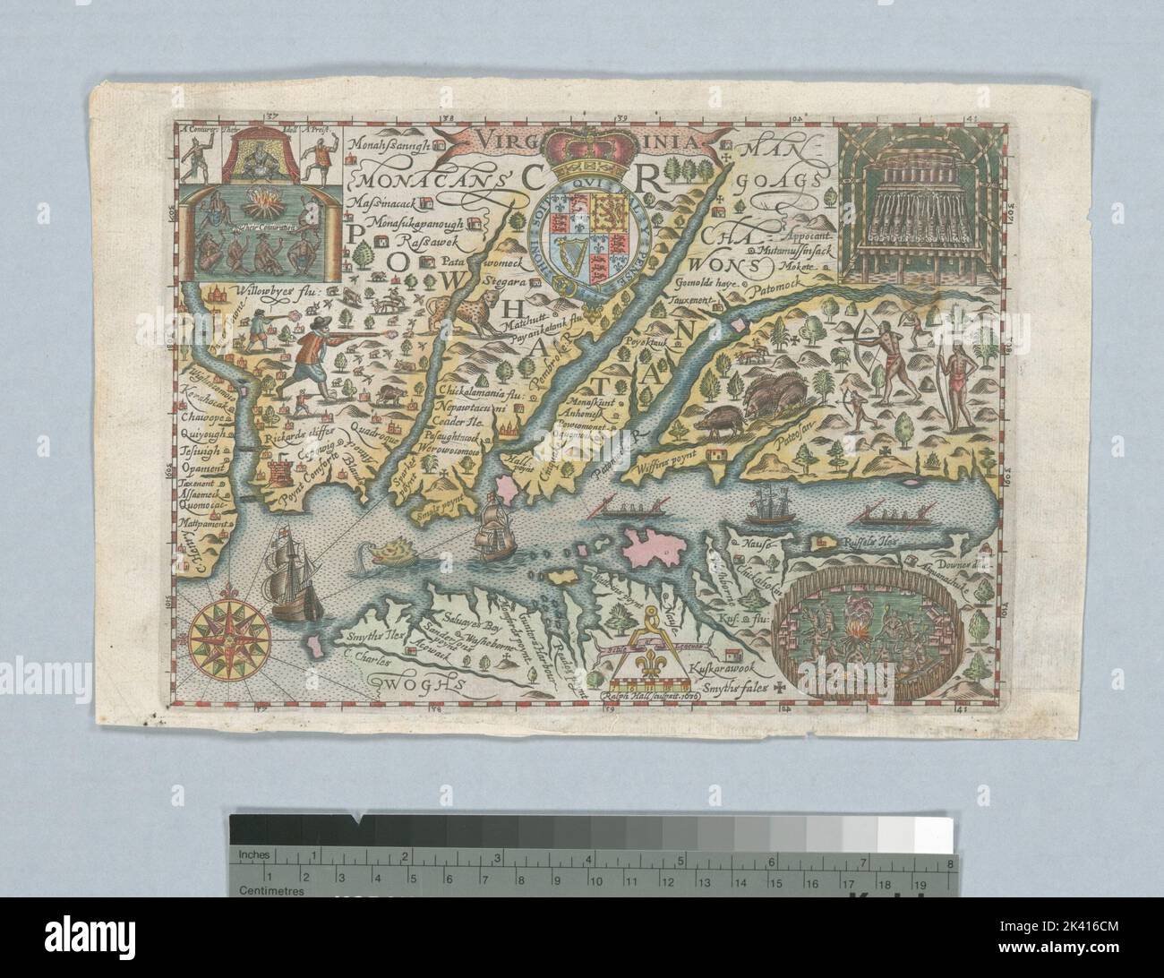 Virginia Cartographic. Maps. 1637. Lionel Pincus and Princess Firyal ...