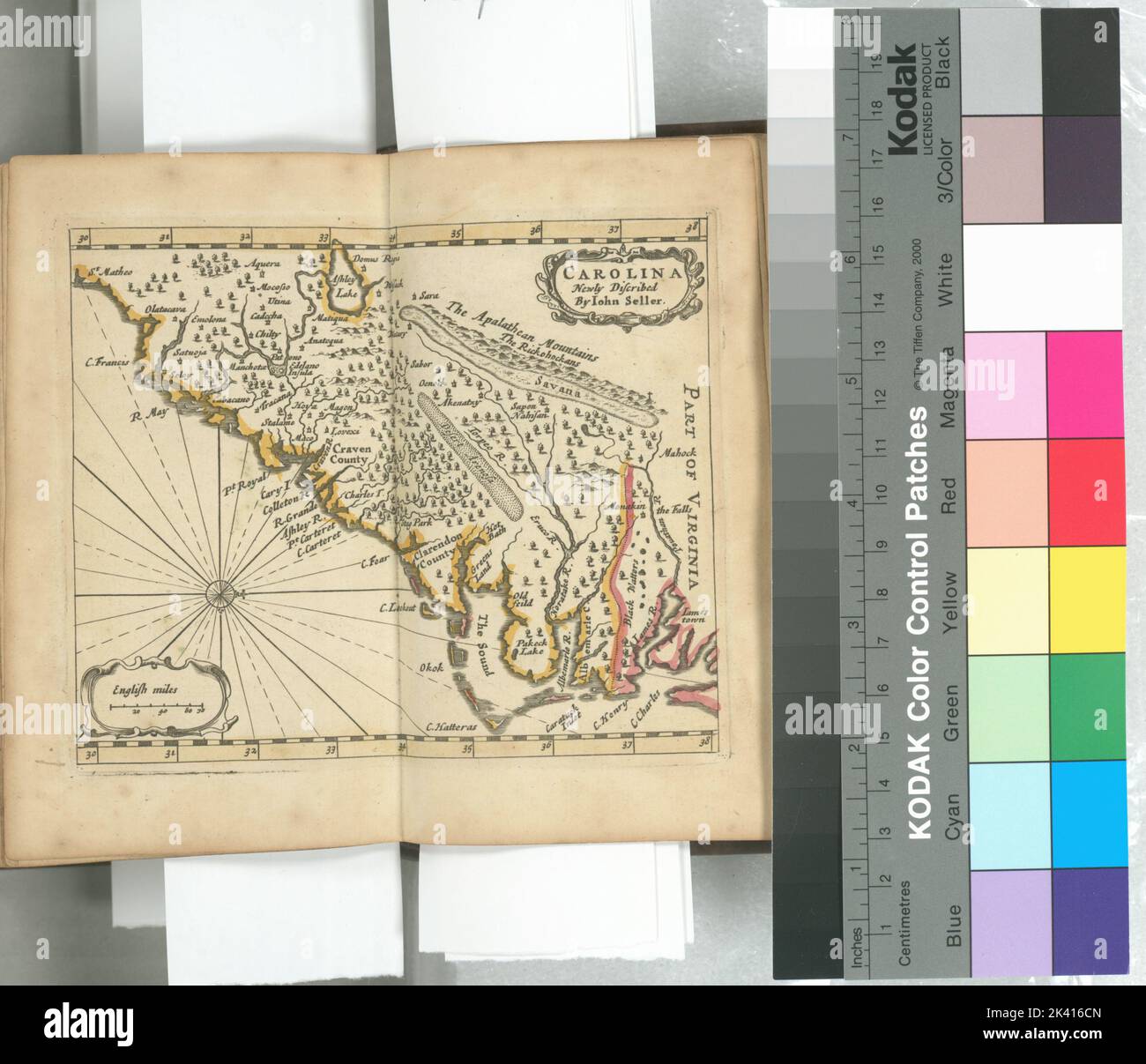 Carolina newly discribed Cartographic. Maps. 1703. Lionel Pincus and ...
