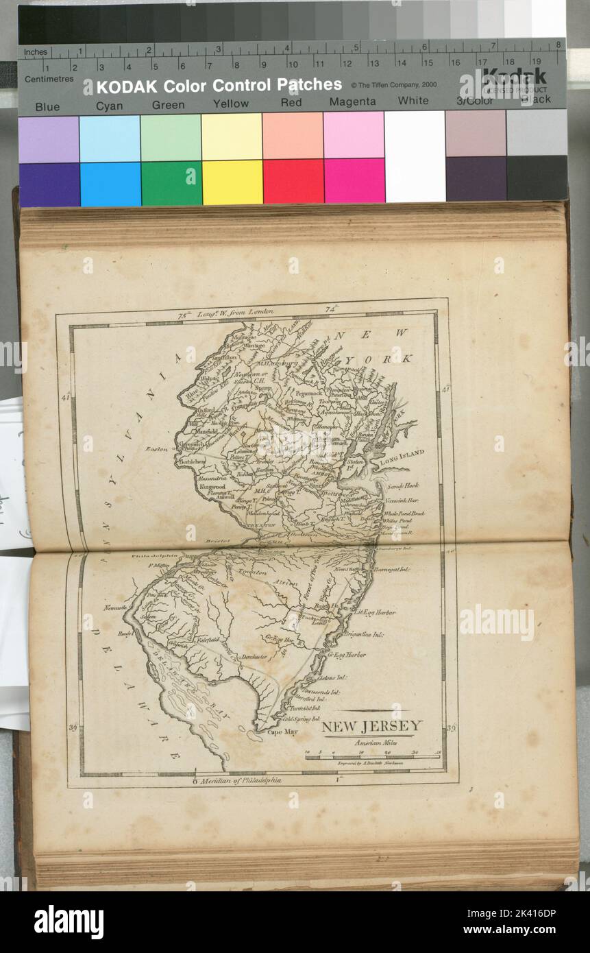 New Jersey Cartographic. Maps, Atlases. 1801. Lionel Pincus and ...