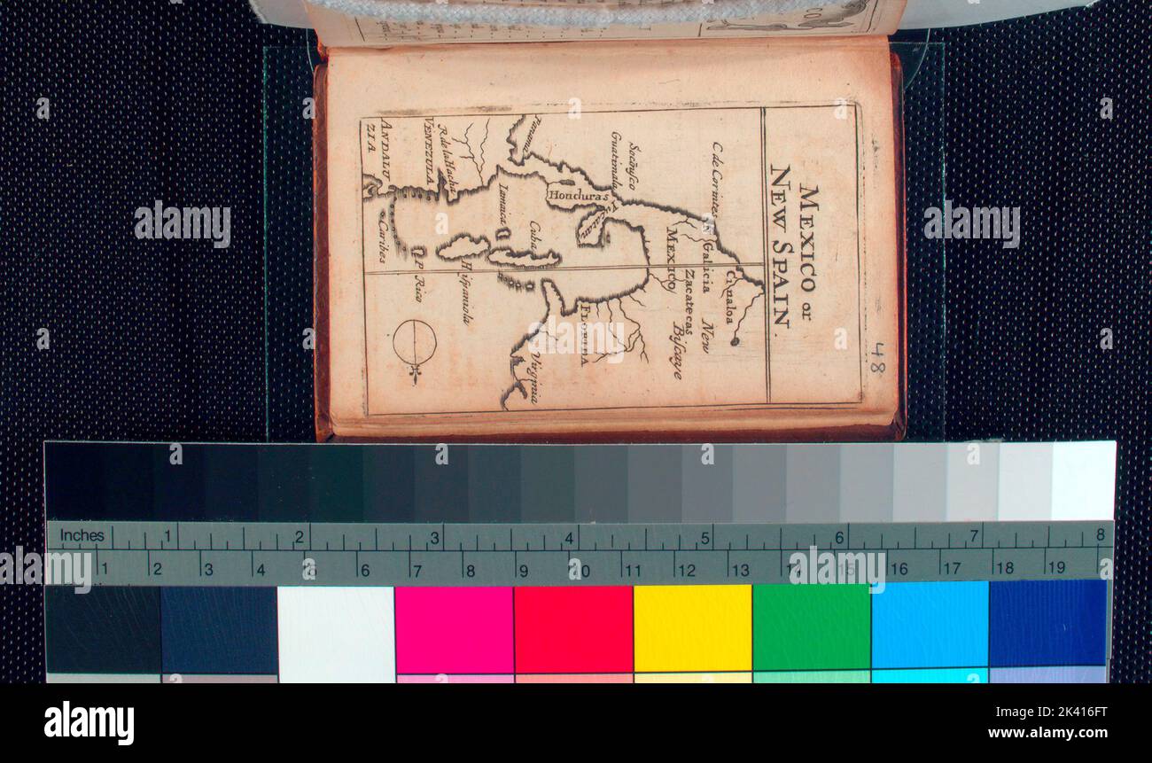 Mexico, or, New Spain. Cartographic. Maps, Atlases. 1679. Lionel Pincus ...