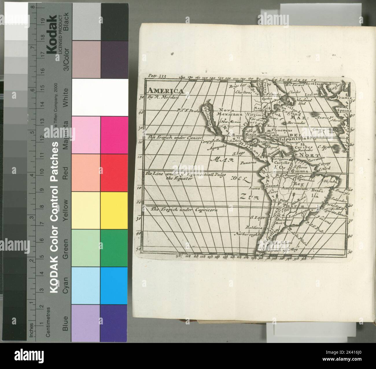 Map of america 1700 hi-res stock photography and images - Alamy