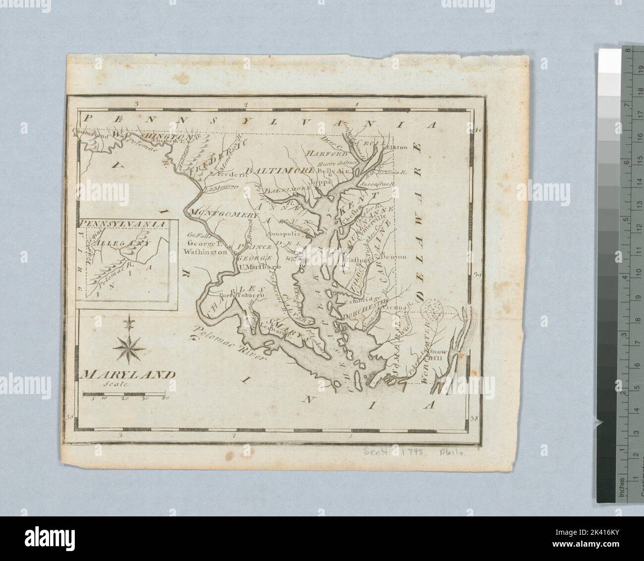 Maryland Cartographic. Maps. 1795. Lionel Pincus and Princess Firyal ...