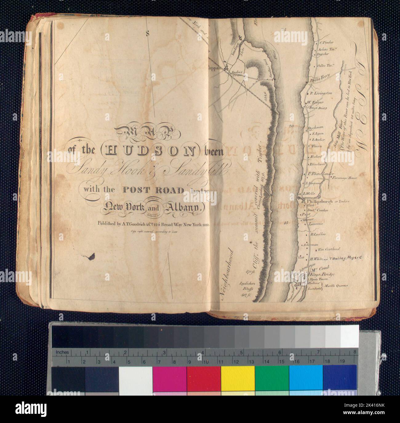 Map of new york 1820 hi-res stock photography and images - Alamy