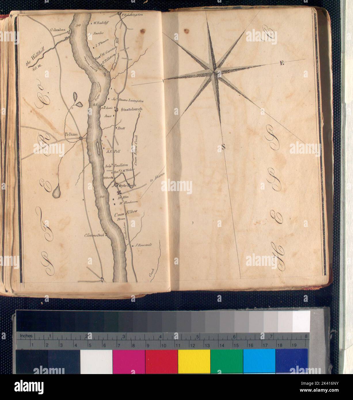 Map of new york 1820 hi-res stock photography and images - Alamy