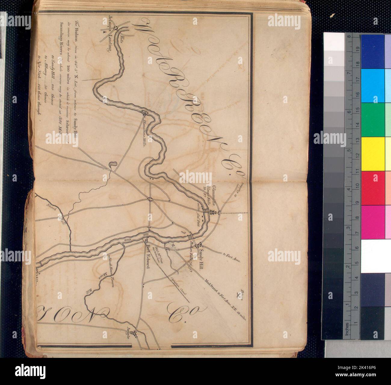 Map of the Hudson ... from Ft. Miller to Jessup's Landing. Bridges ...