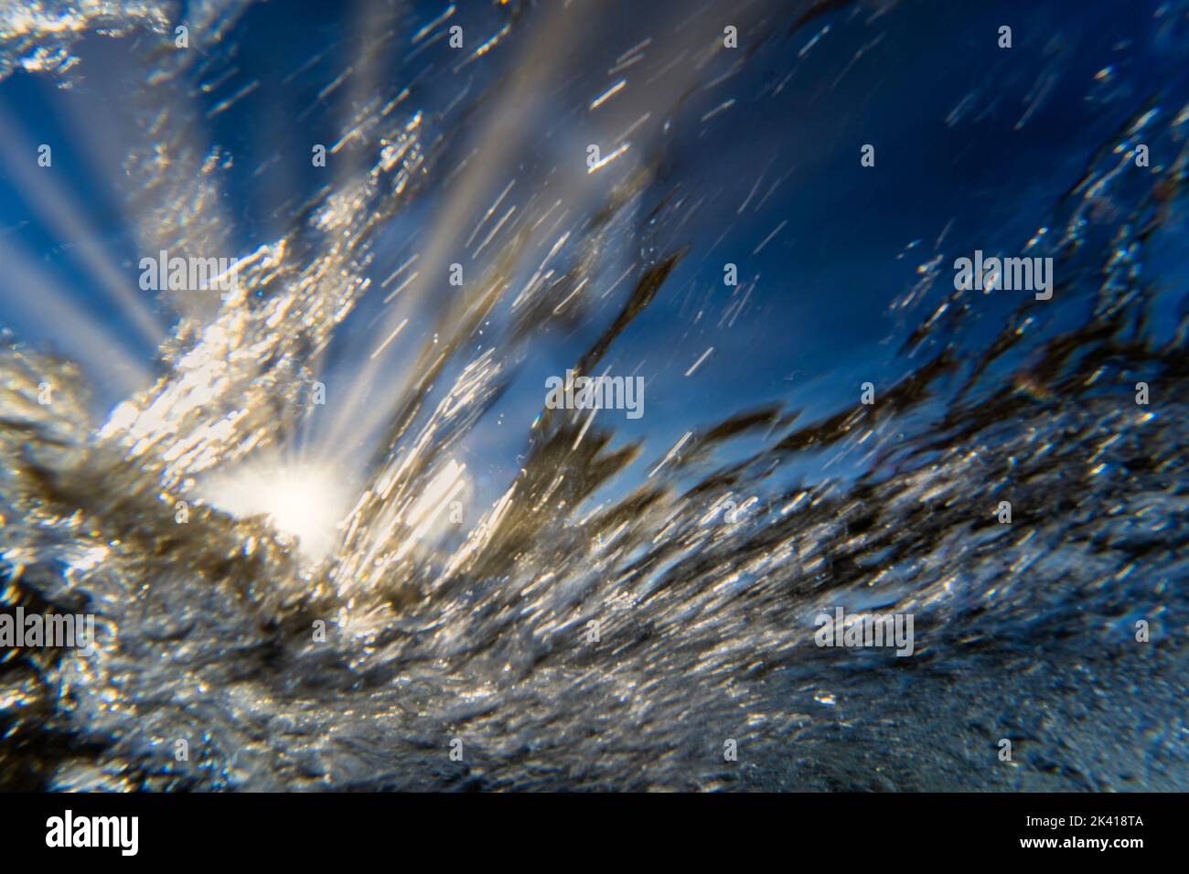 Ocean water splash background Stock Photo - Alamy