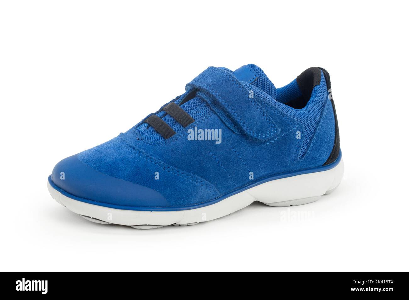 Male sneakers close up isolated on white background Stock Photo - Alamy