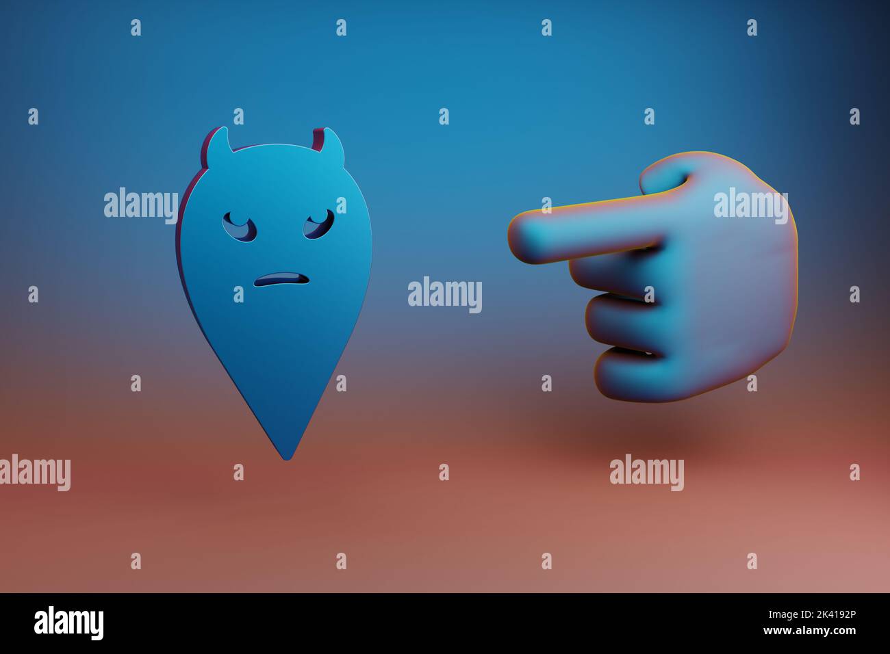 Beautiful illustrations abstract Hand index finger points to Halloween ...