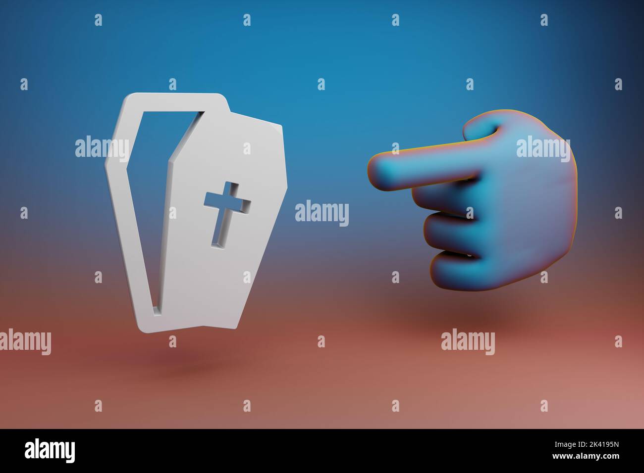 Beautiful illustrations abstract Hand index finger points to Halloween ...