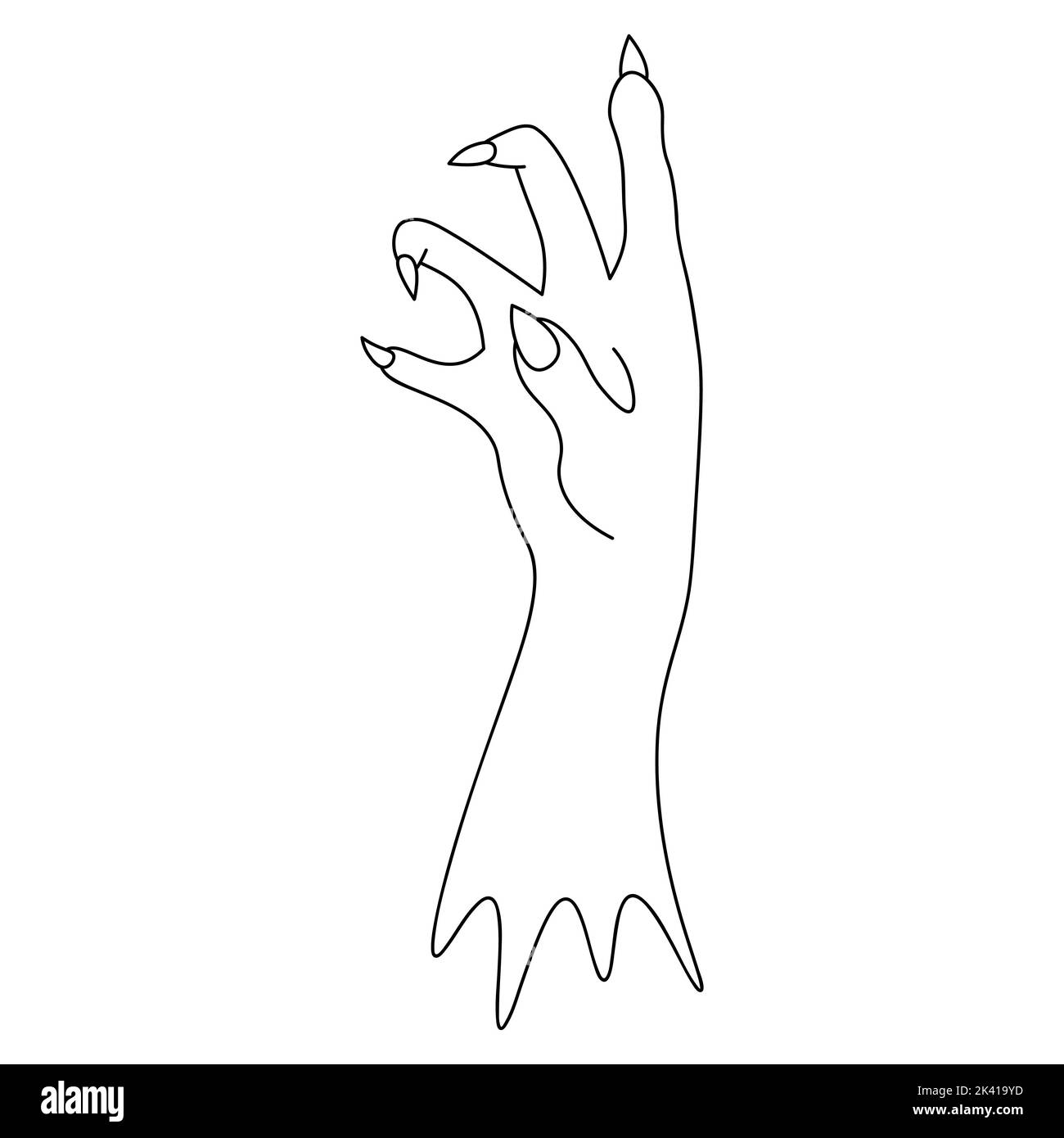 Curved fingers Black and White Stock Photos & Images - Alamy