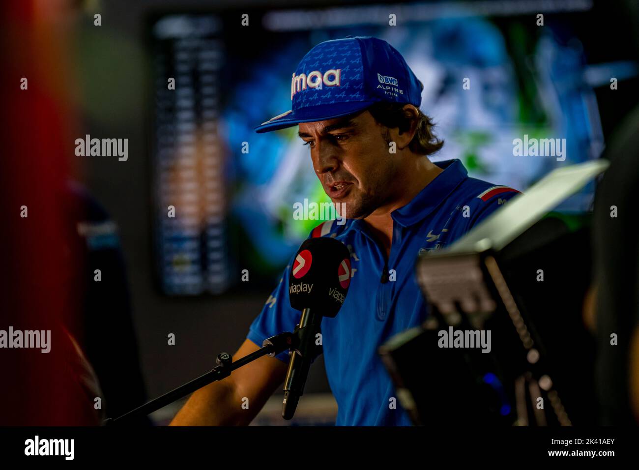 Marina Bay, Singapore, 29th Sep 2022, Fernando Alonso, from Spain ...