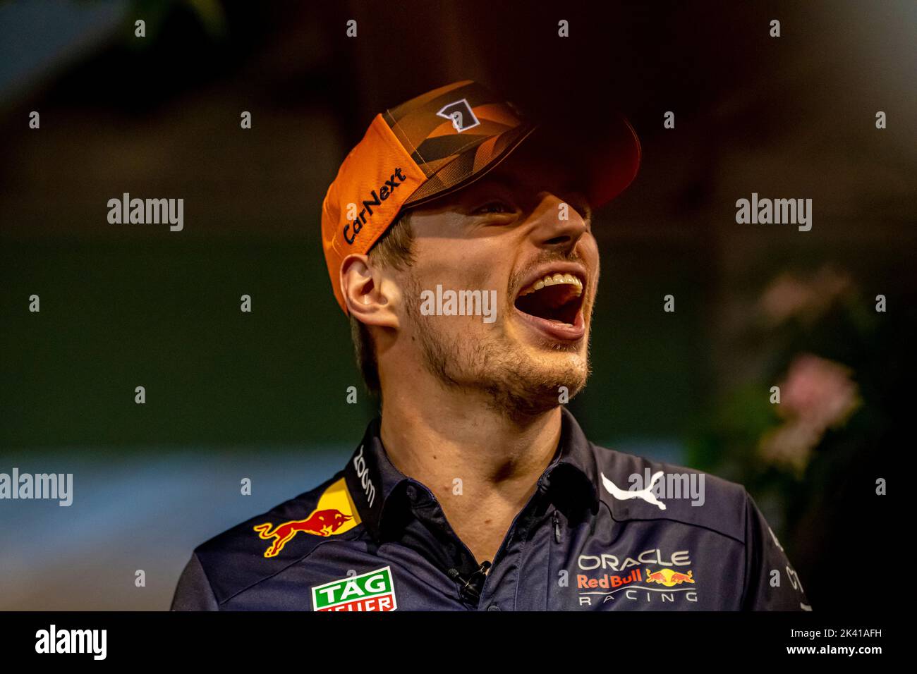 Marina Bay, Singapore, 28th Sep 2022, Max Verstappen, from Netherlands ...