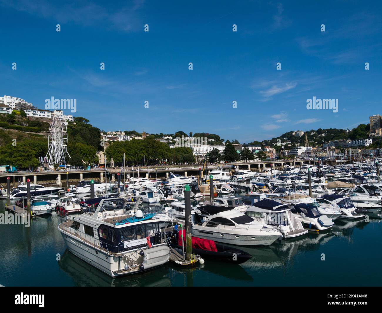 View across torquay marina hi-res stock photography and images - Alamy