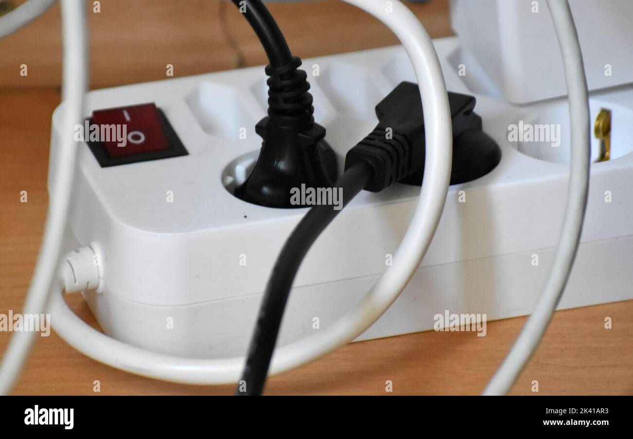 Dual plug in solution hi-res stock photography and images - Alamy