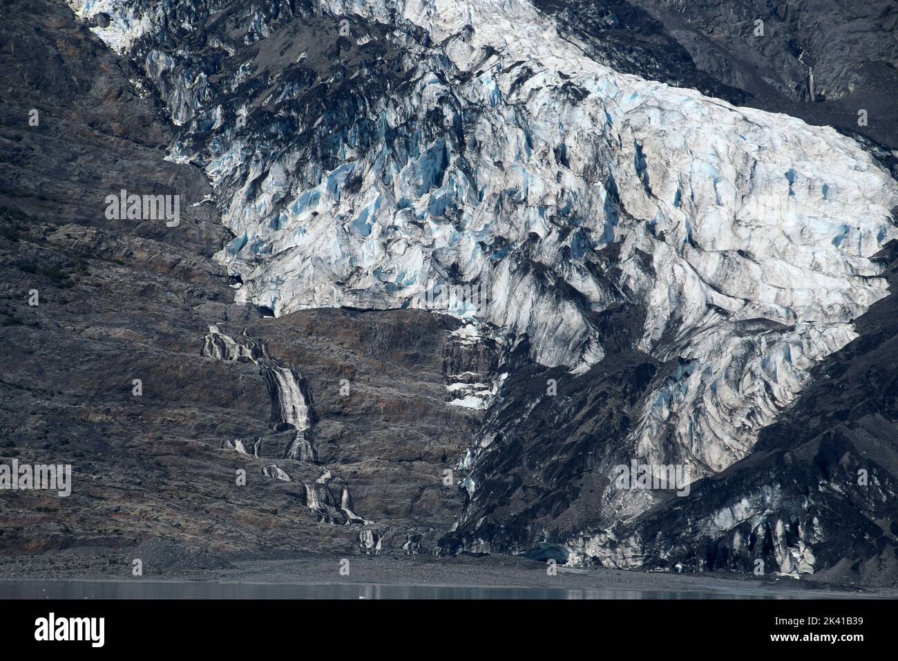 Alaska, massive glacier in College Fjord Stock Photo - Alamy