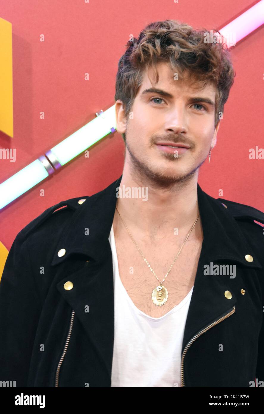Los Angeles, California, USA 28th September 2022 Actor Joey Graceffa ...
