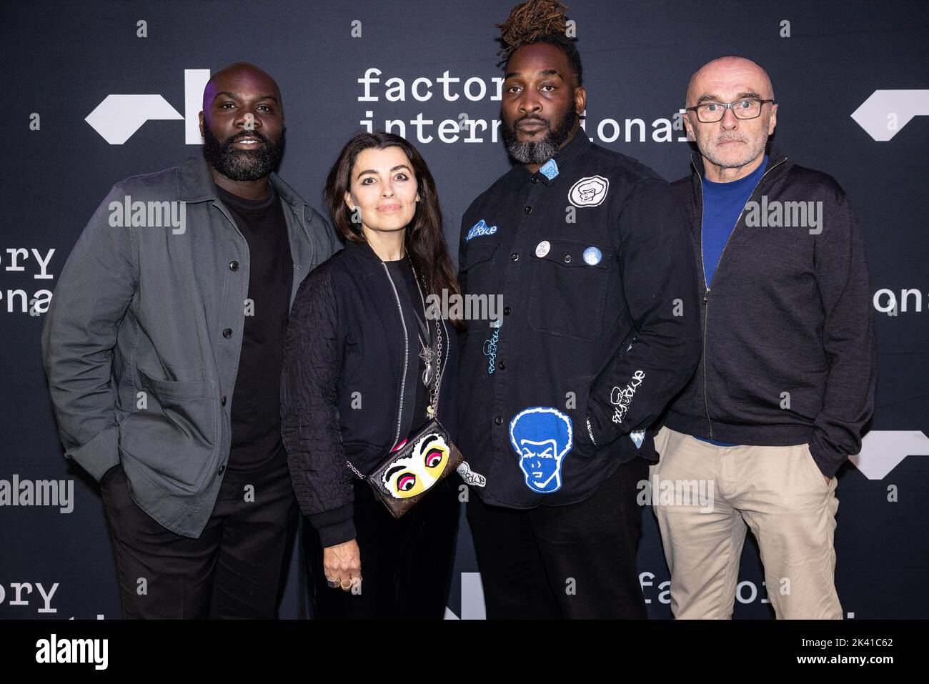 EDITORIAL USE ONLY (left to right) Michael 'Mikey J' Asante, Es Devlin ...