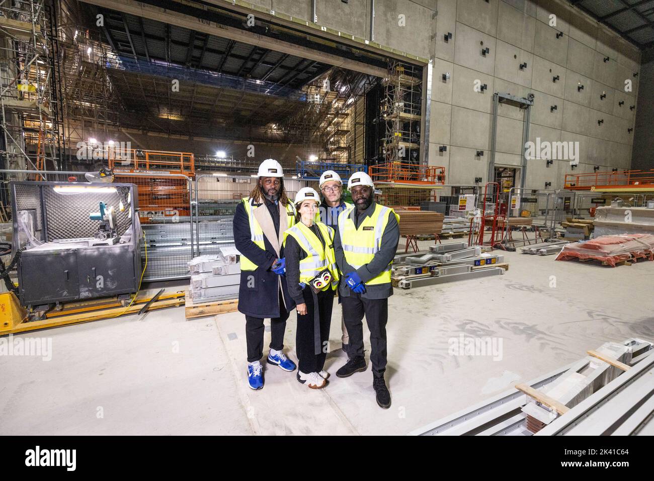 EDITORIAL USE ONLY (left to right) Kenrick Sandy, Es Devlin, Danny ...