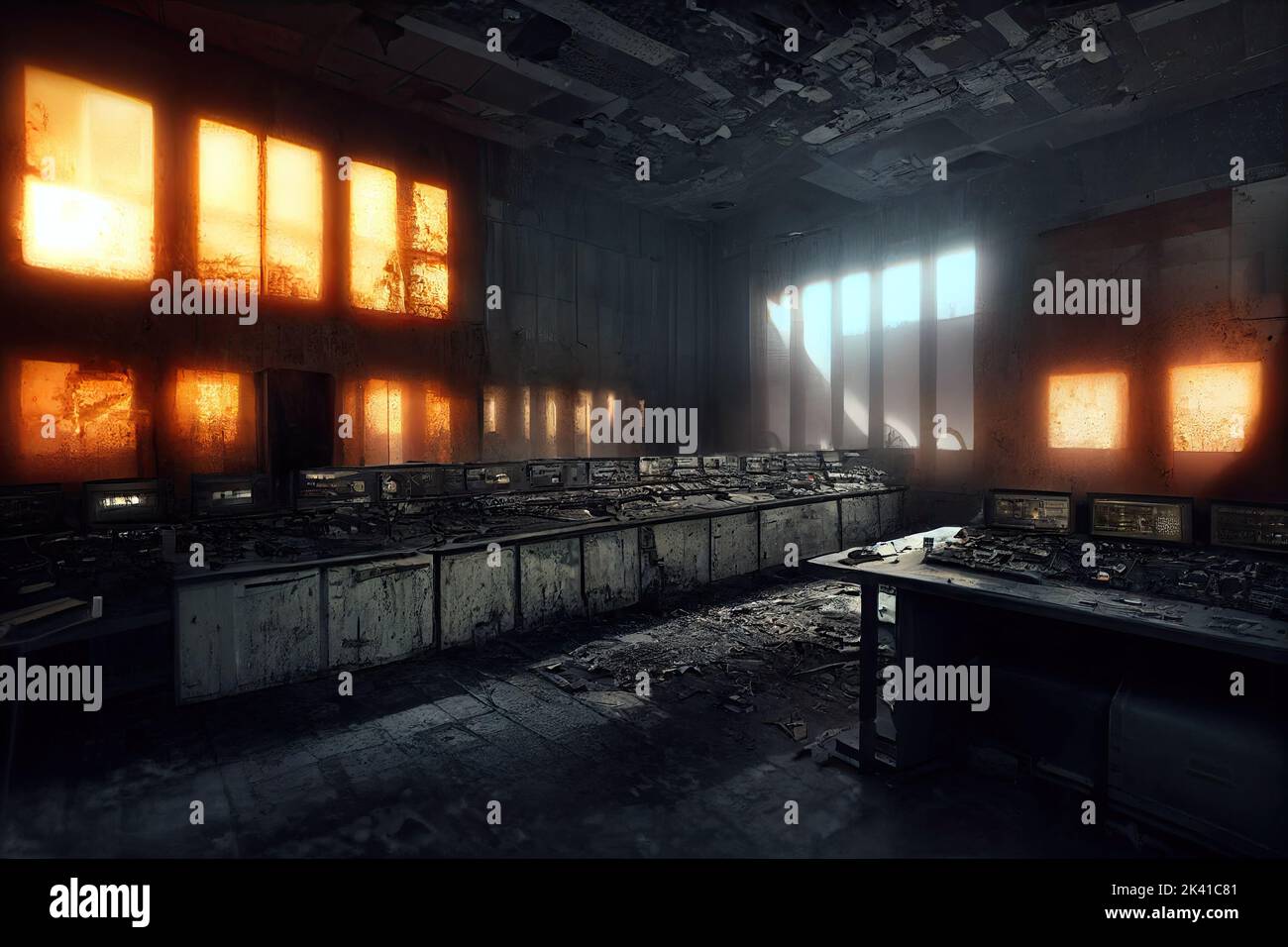Soviet nuclear control room hi-res stock photography and images - Alamy