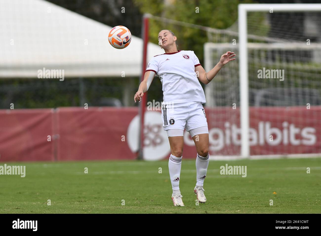 Aneta D?dinova of Sparta Praha during the UEFA Women's Champions League ...