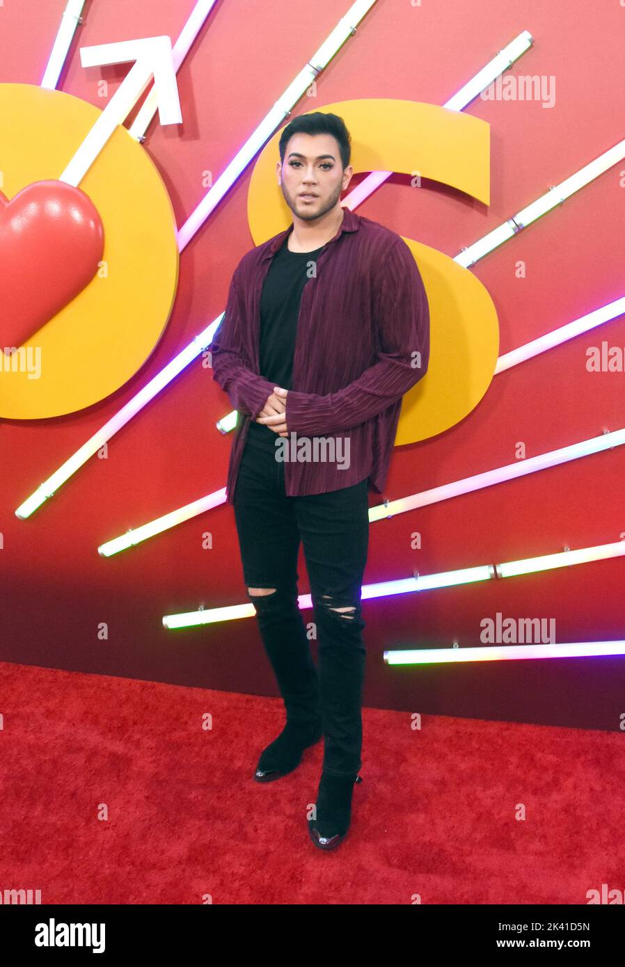 Los Angeles, California, USA 28th September 2022 Manny Mua, aka Manny ...