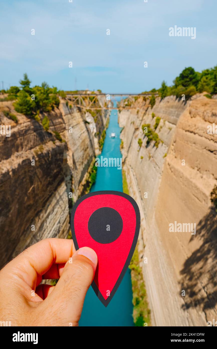 Peloponnese greece europe map hi-res stock photography and images - Alamy